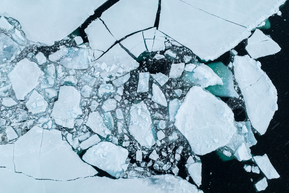 Navigating and breaking Sea Ice